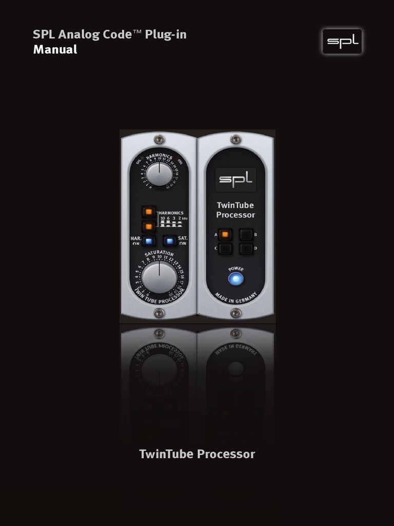 Manual: SPL Analog Code Plug-In | PDF | Bandwidth (Signal Processing ...