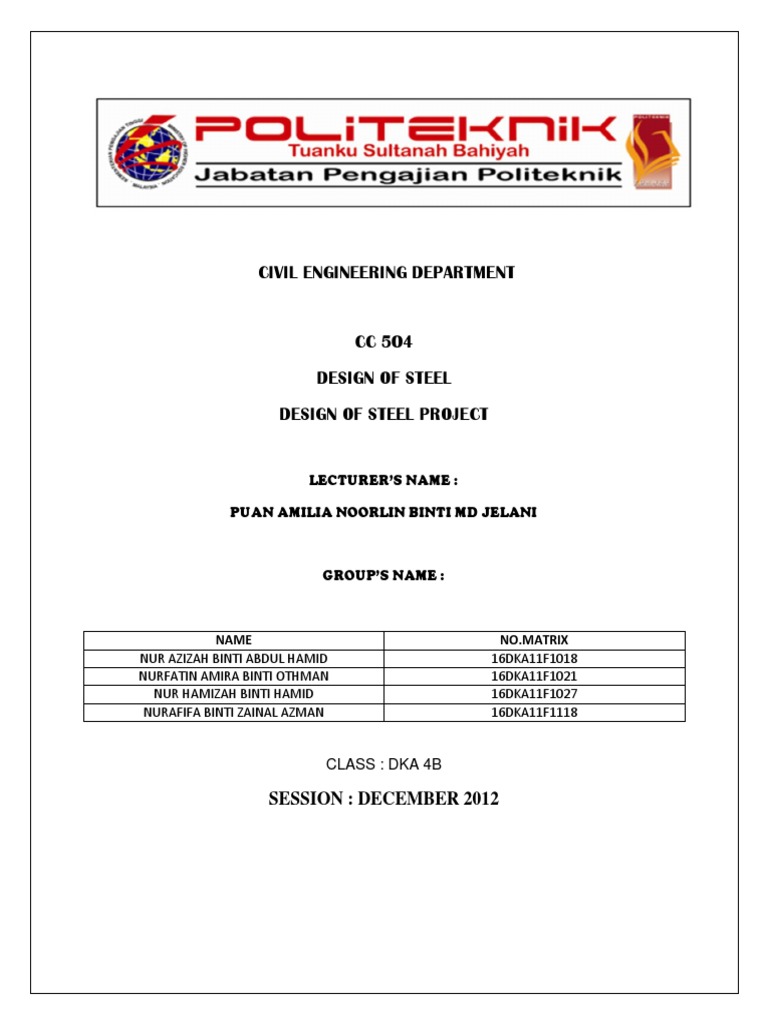 Muka Depan Projek Design | PDF