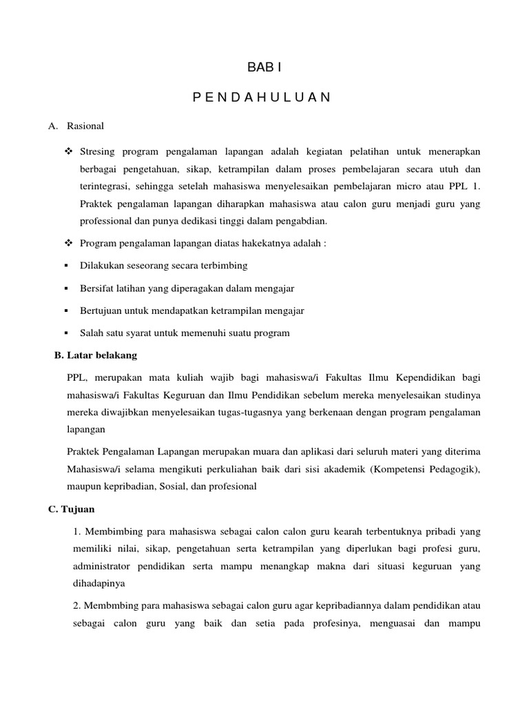 Proposal PPL | PDF