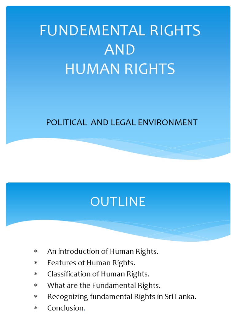 FUNDEMENTAL RIGHTS | Natural And Legal Rights | Human Rights