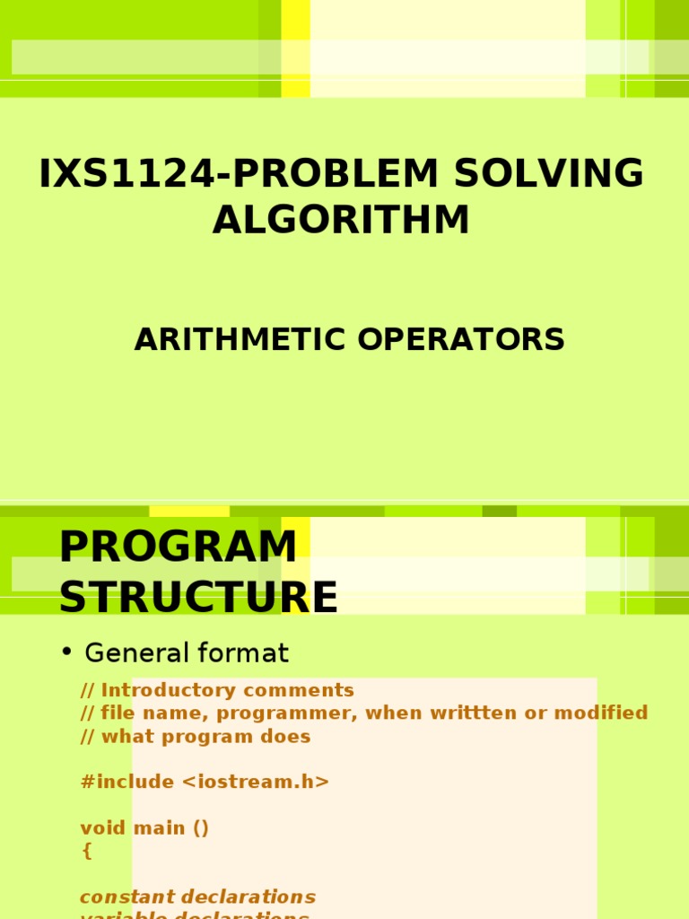 Arithmetic Operator | PDF | Data Type | Software Engineering