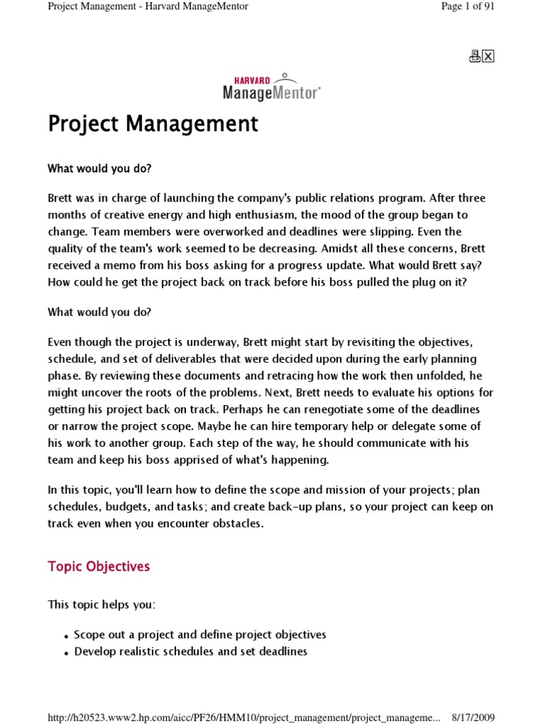 Project Management | PDF | Project Management | Leadership
