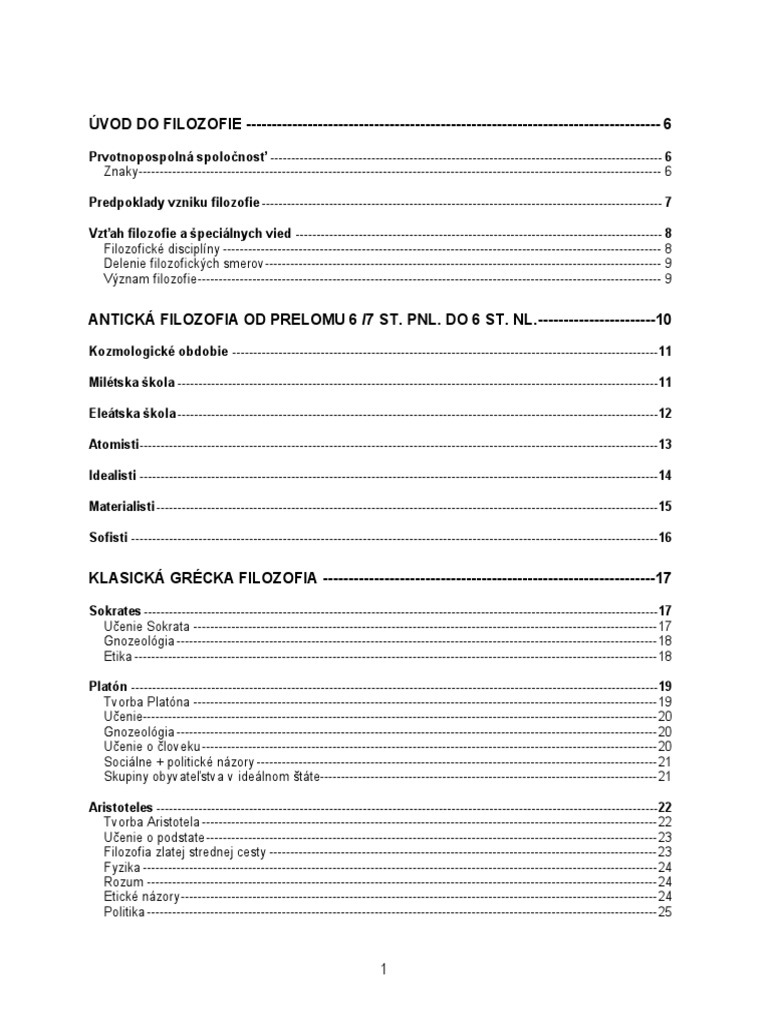 Filozofia | PDF