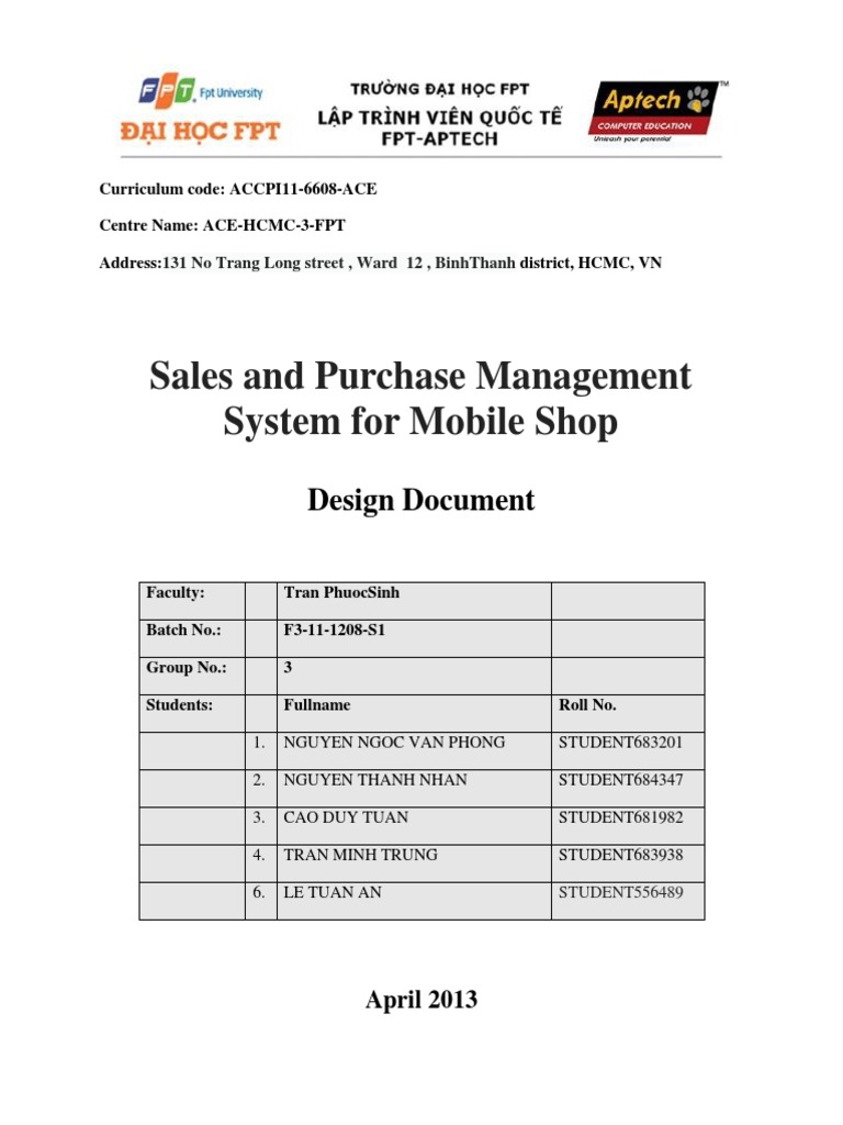 Mobile Shop Sales Management System | PDF | Retail | Password