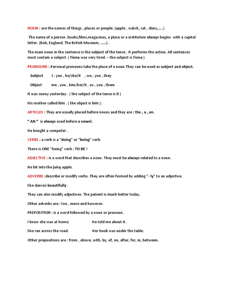 English Lesson | PDF