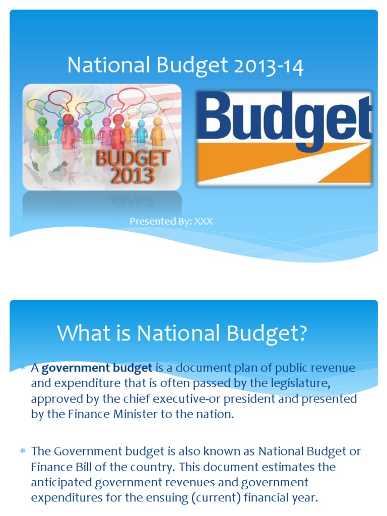 National Budget Overview 2013-14 | PDF | Government Budget | Government ...