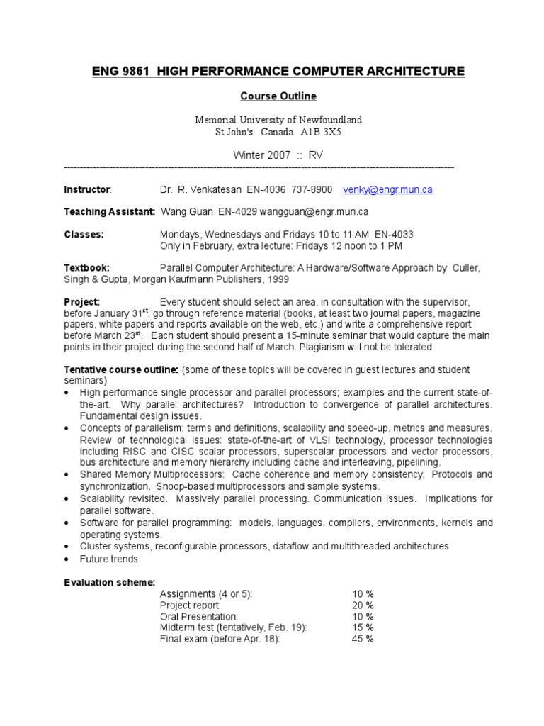 Outline Pdf Parallel Computing Concurrent Computing