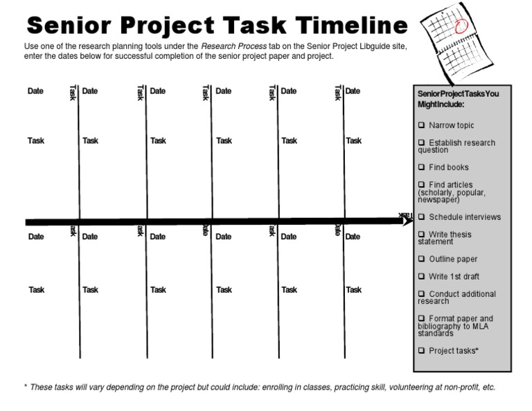 Senior Project Timeline | PDF