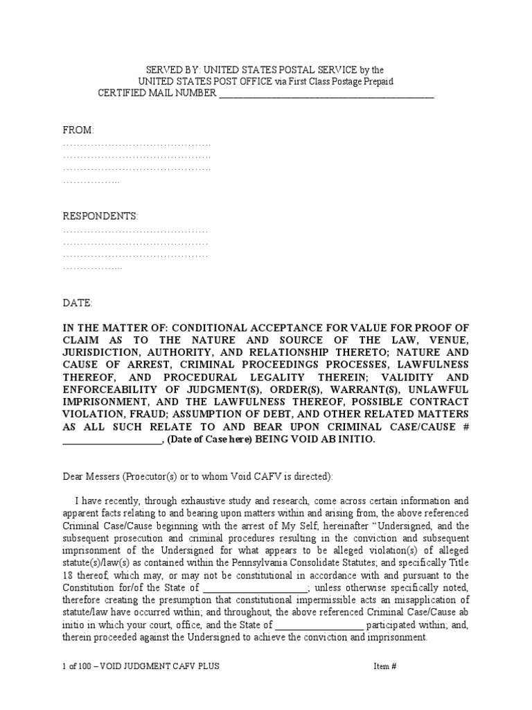 3 Void Cafv 10 Pgs | PDF | Jurisdiction | Crime & Violence