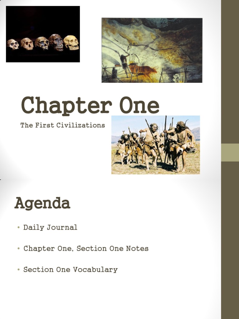 Grade 6 - Journey Across Time, Chapter One | PDF | Paleolithic | Neolithic