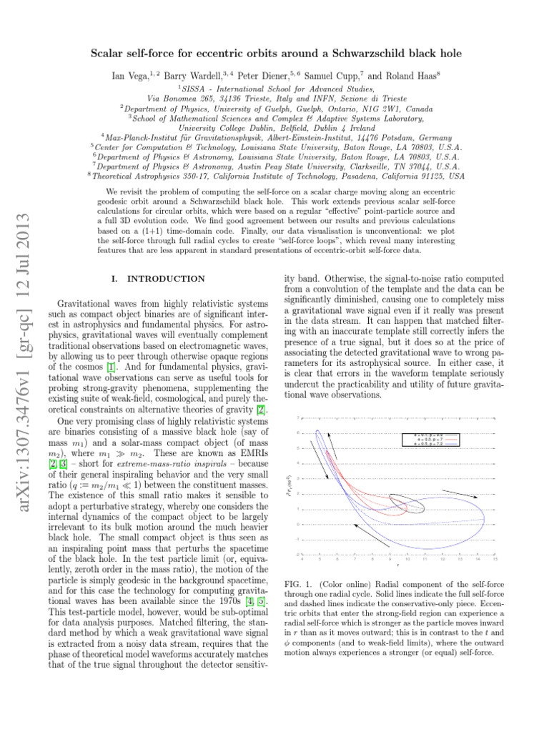 Some Paper in Physics Astrophysics | PDF | Black Hole | Spacetime