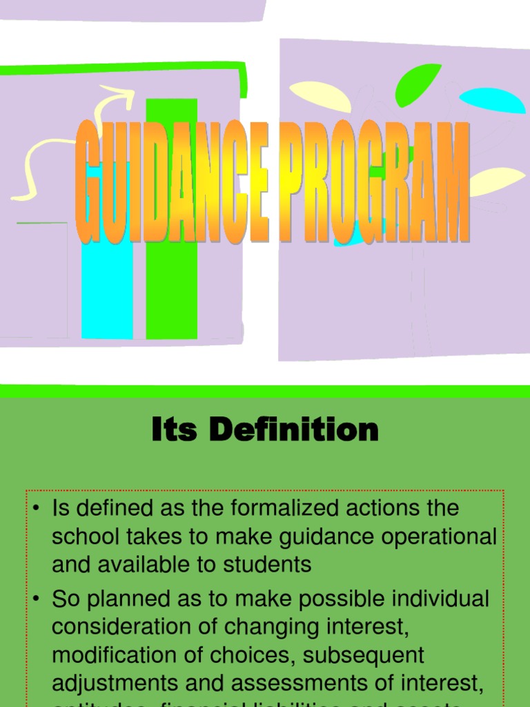 GUIDANCE PROGRAM.ppt | School Counselor | Performance Appraisal