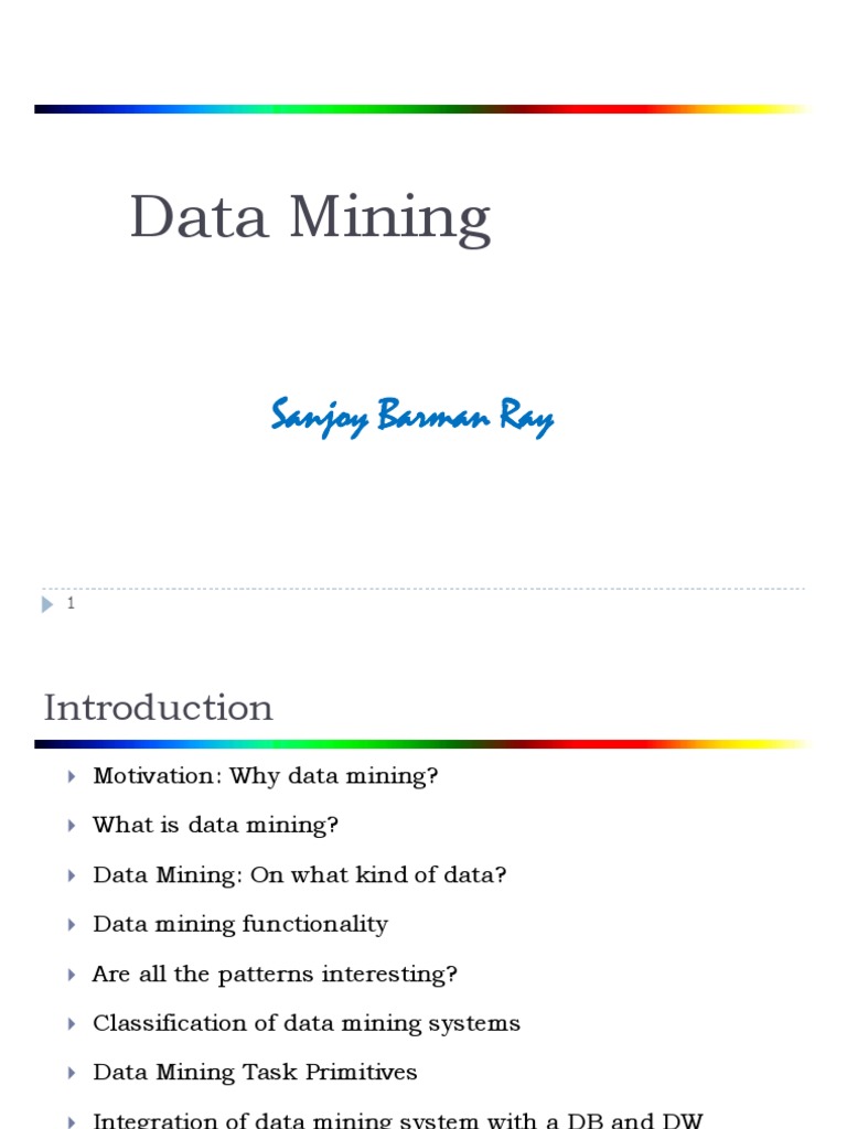Data Mining Notes | PDF | Data Mining | Data Warehouse