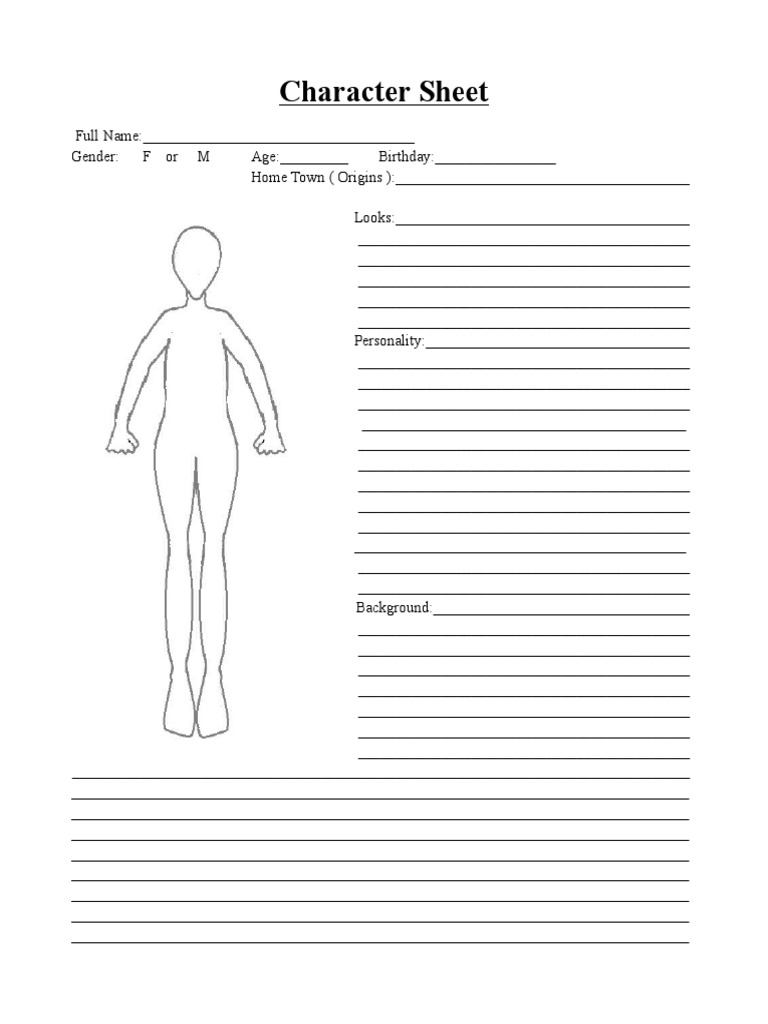 Character Sheet | PDF