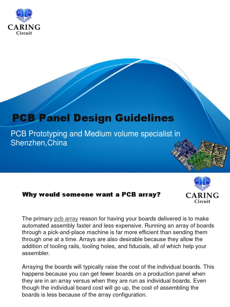 PCB Panel Design Guidelines 1 by Reliable China Circuit Boards ...