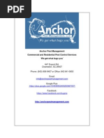 Standard Operating Procedure For Pest Control | Pest Control | Wellness