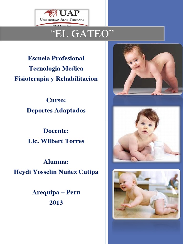 Etapas y Tipos de Gateo en Bebés | PDF | Movimiento (física) | Rodilla