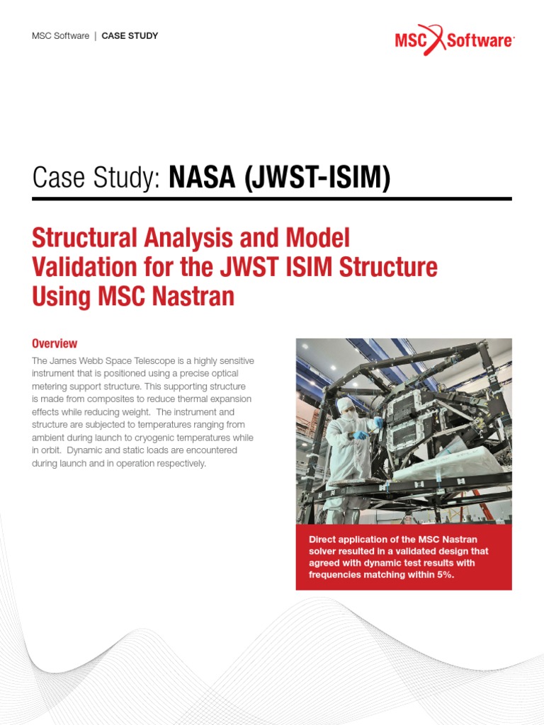 NASA's James Webb Space Telescope Support Structure Analysis Using MSC ...