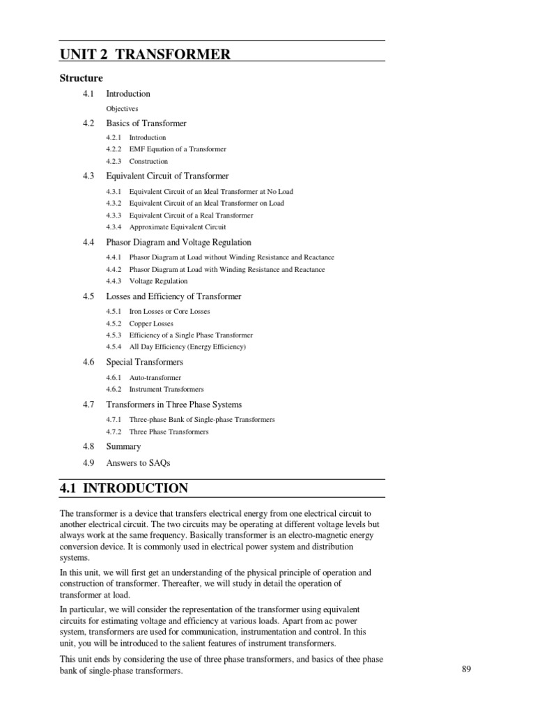 Transformers.pdf | Transformer | Alternating Current | Free 30-day ...