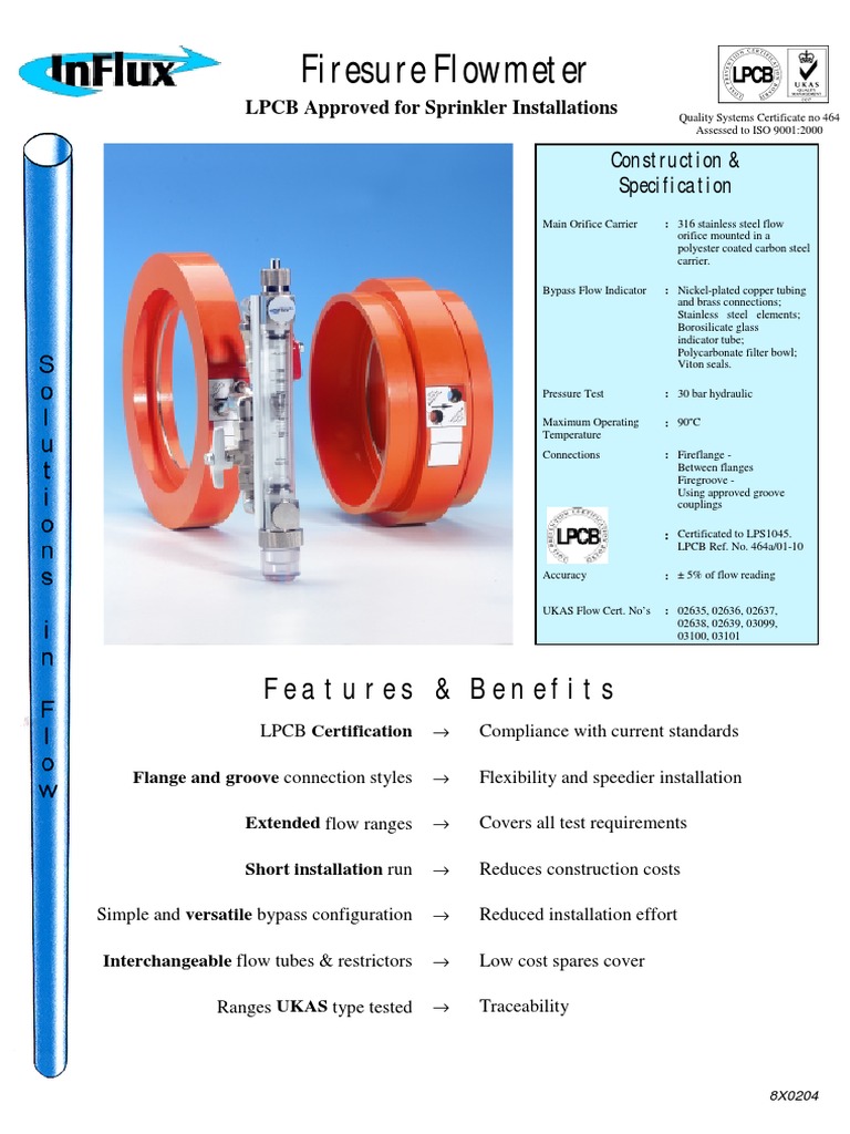 Influx Flowmeter | PDF | Pipe (Fluid Conveyance) | Valve