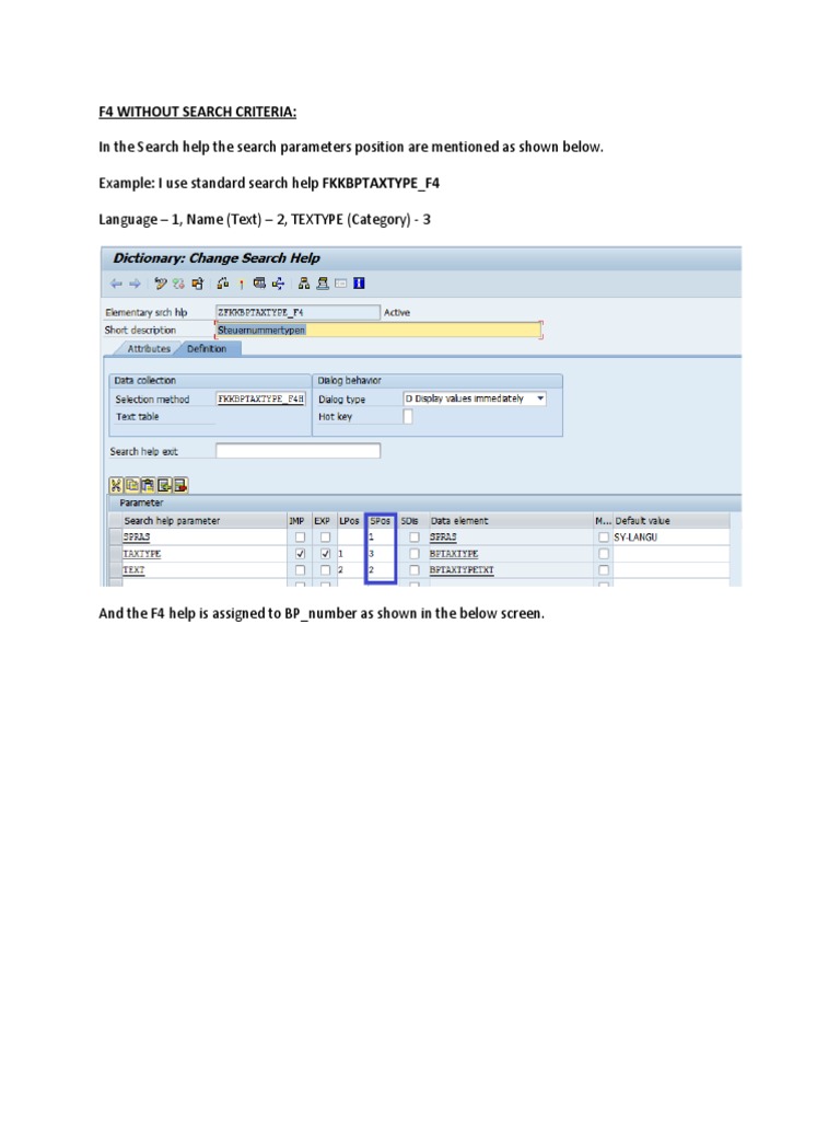 Sap Crm Web Ui F4 Help Without Search Criteria Pdf