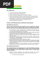 Sample Resume For SAP EWM | PDF | Warehouse | Enterprise Resource Planning