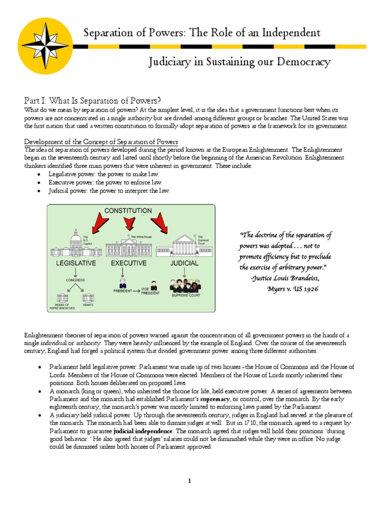 Check and Balances | Download Free PDF | Separation Of Powers | United ...