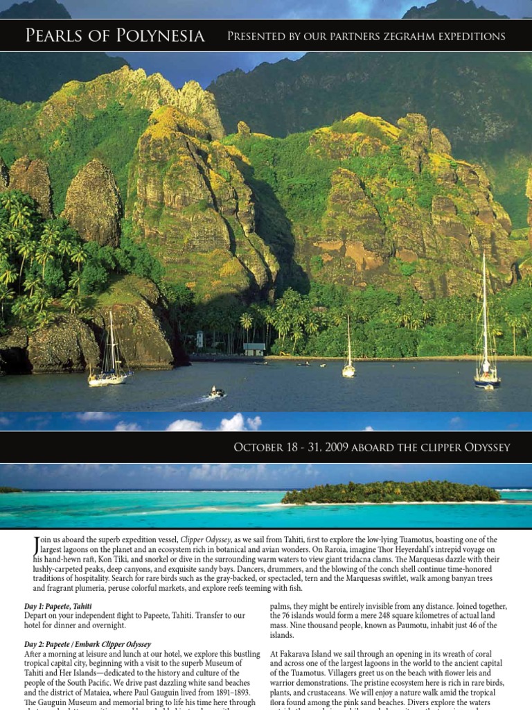 2009 Pearls of Polynesia | PDF | Tahiti | Baggage