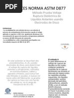 Norma ASTM D287 D877 y D1816 | PDF | Transformador | voltaje
