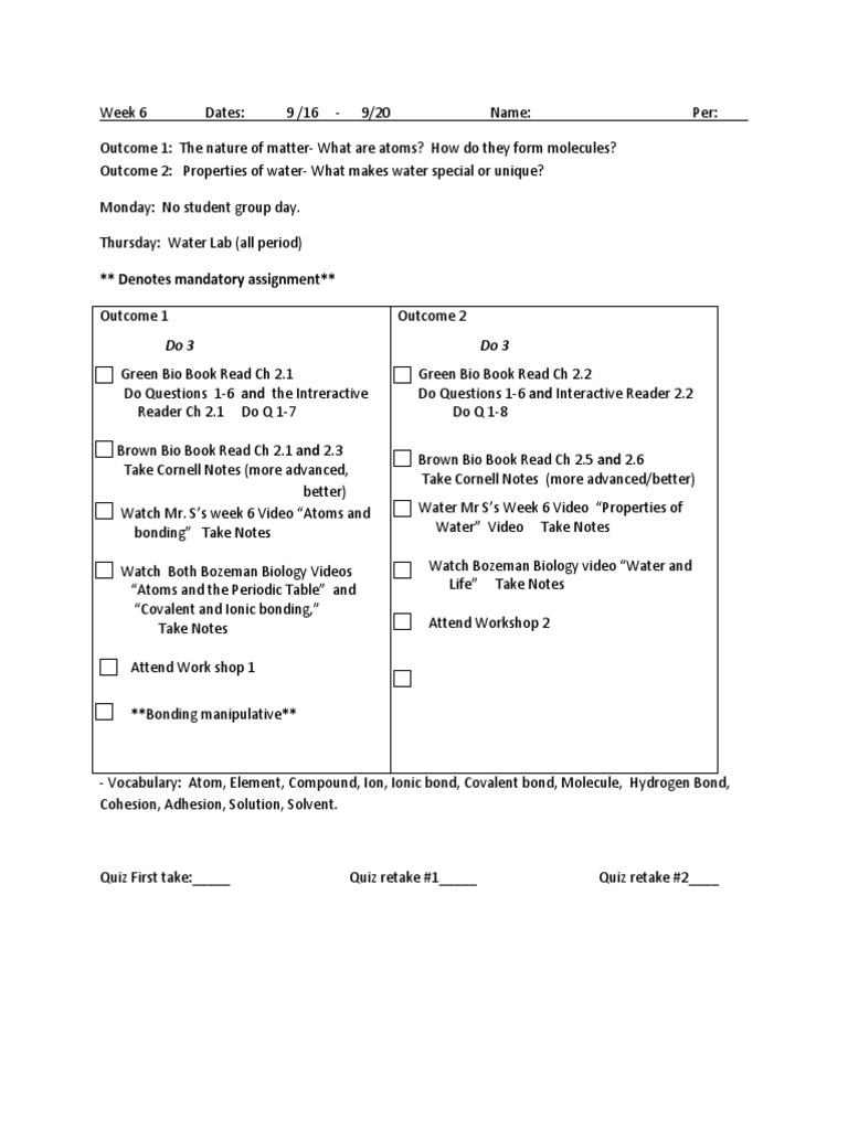 Week 6 Tasksheet | PDF | Science & Mathematics | Technology & Engineering