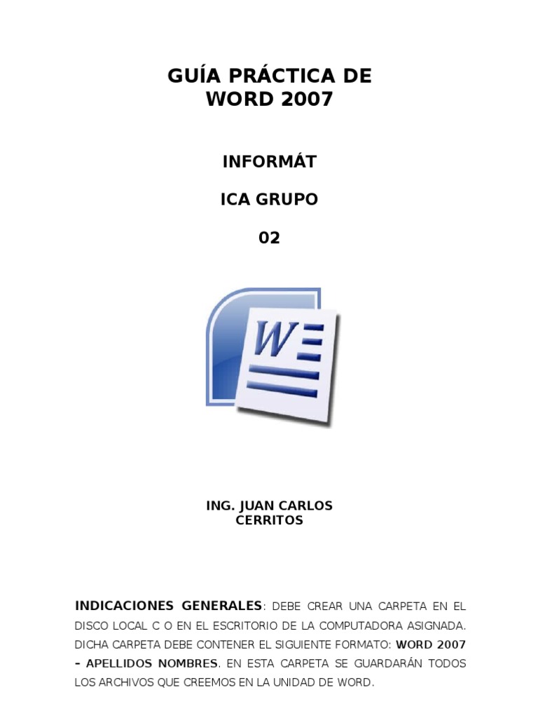 Guia Practica Word 2007 | Microsoft Word | Point and Click | Prueba gratuita de 30 días | Scribd