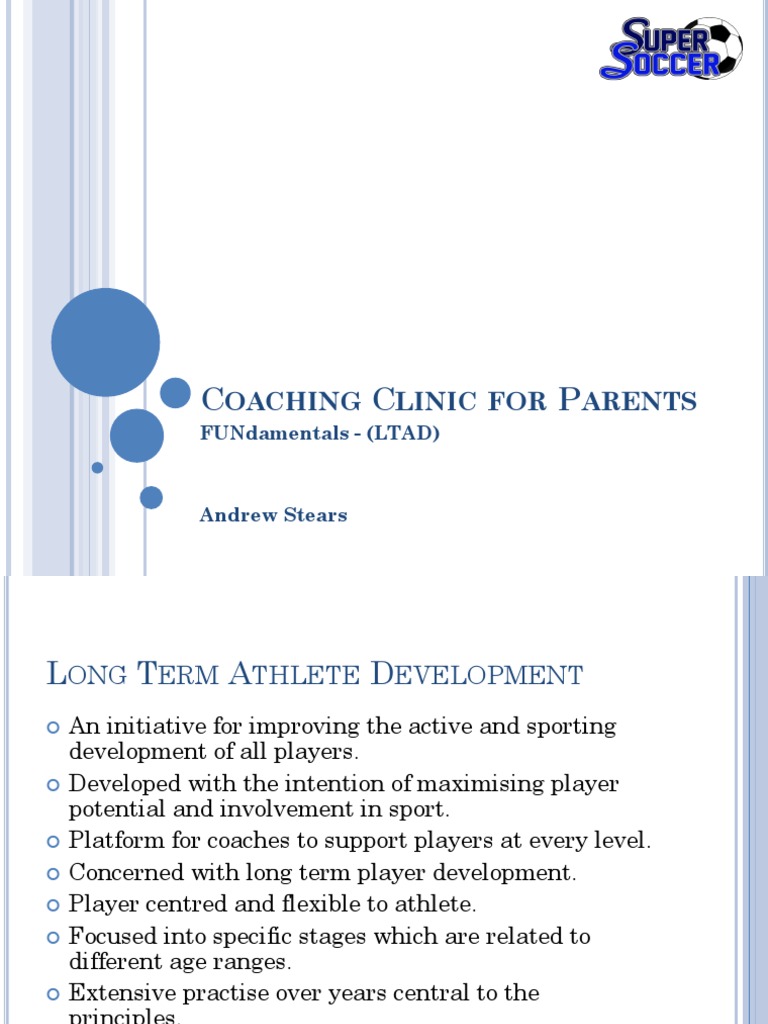 FUNdamentals (LTAD) - Coaching Clinic For Parents | PDF | Psychology ...