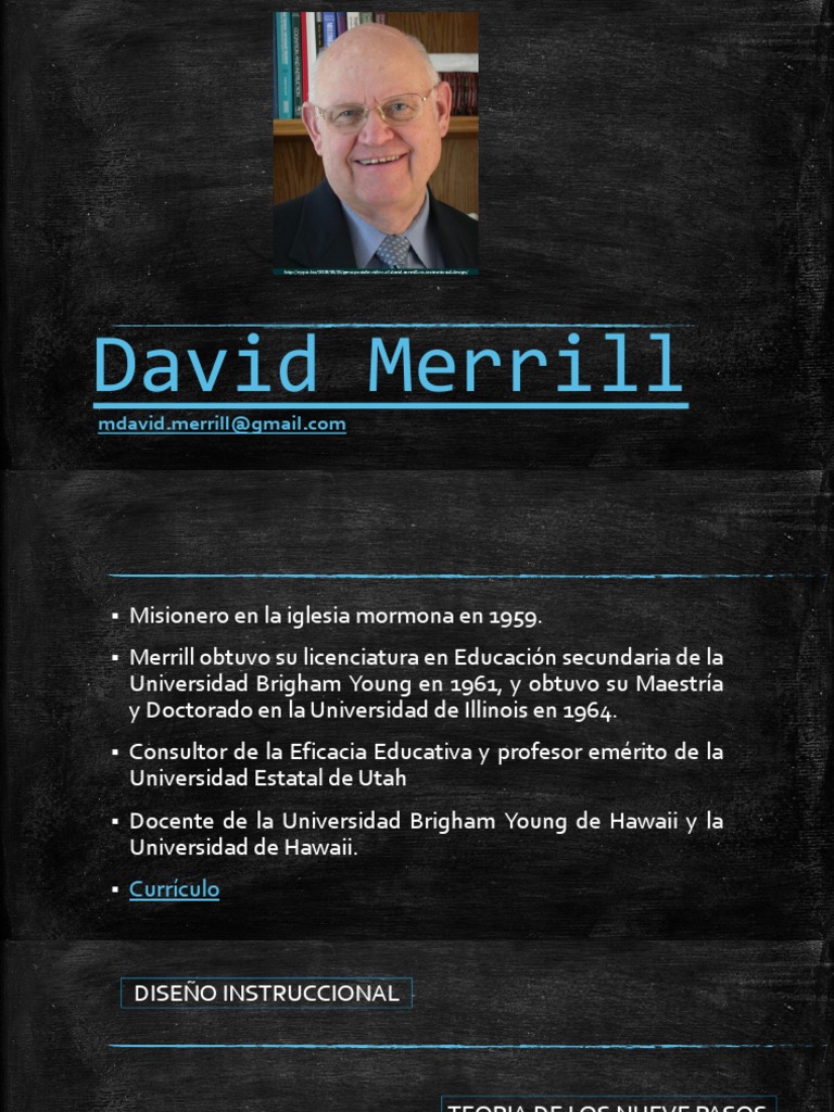 Presentacion Final David Merrill | PDF | Memoria | Matriz (Matemáticas)