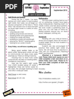 September Homework Calendar | PDF | Schools