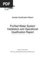 Purified Water System Validation - 1 | PDF | Verification And ...