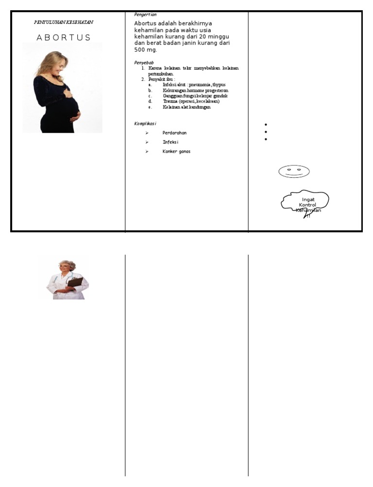 Leaflet Abortus | PDF