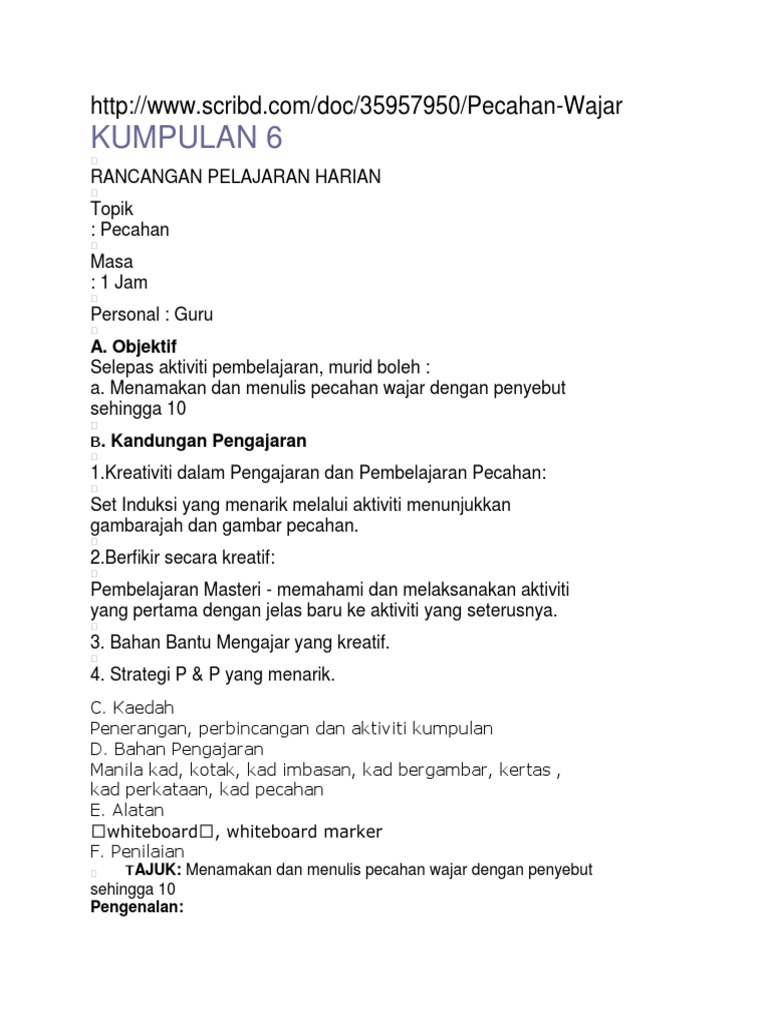 BBM Math Pecahan | PDF