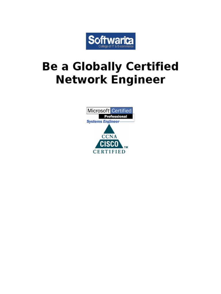 MCSE CCNA Brochure | PDF | Cisco Certifications | Computer Network
