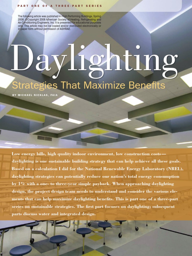 Daylighting Strategies That Maximize Benefits | Window | Lighting ...