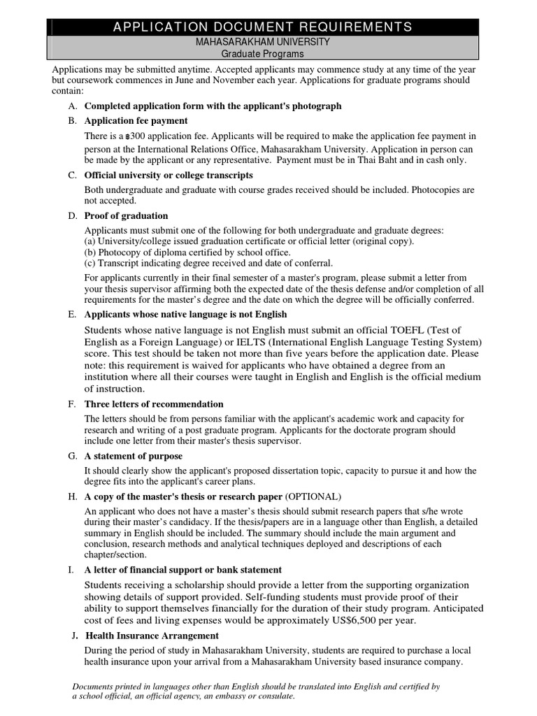 MSU Graduate Application Form | PDF | Postgraduate Education | Graduate ...