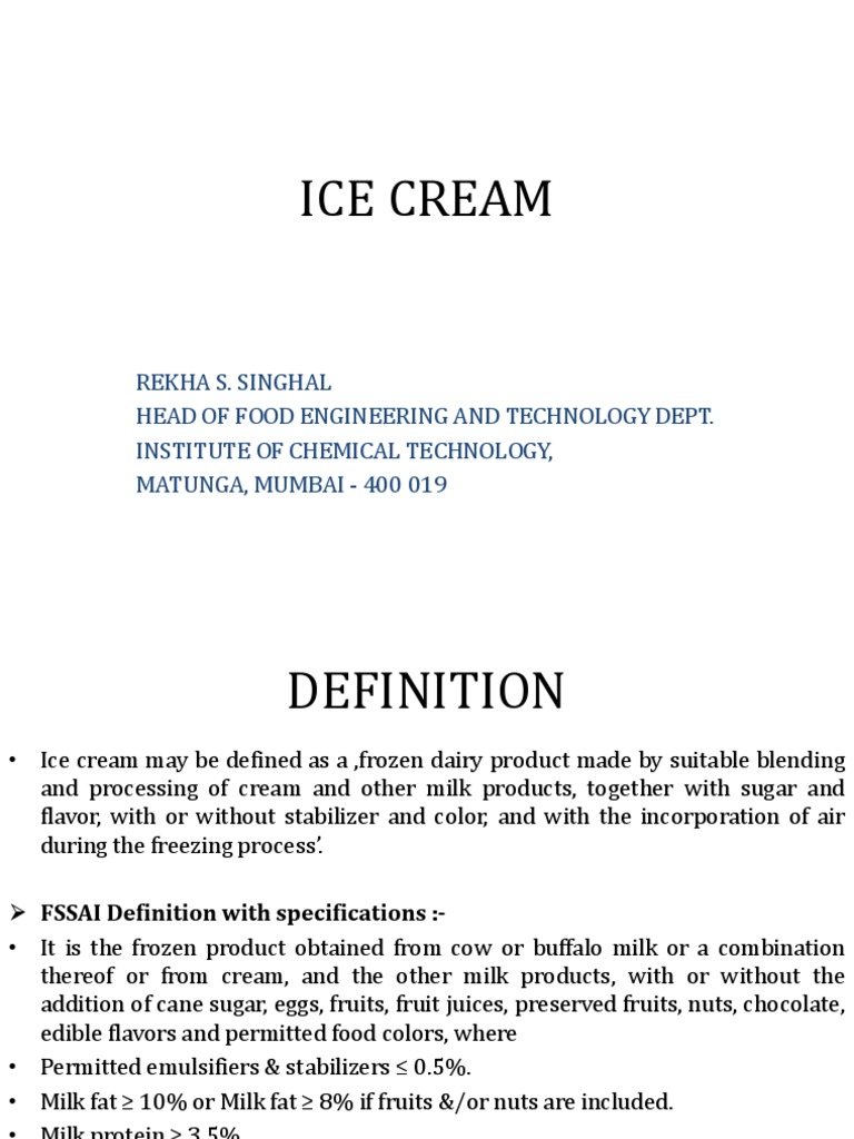 Ice Cream | PDF | Ice Cream | Milk