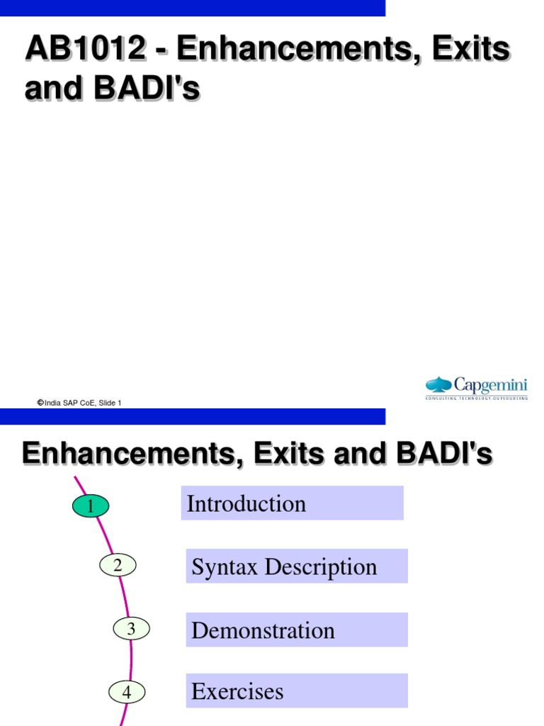 Exits Badi Pdf Method Computer Programming Class Computer Programming 