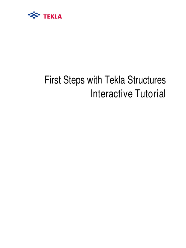 Tekla Basic Manual PDF | PDF
