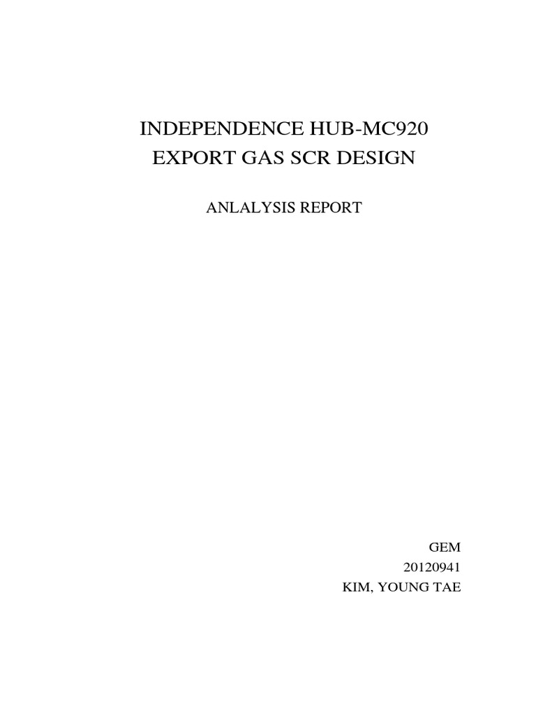 Export SCR Riser Analysis Report - Kim Young Tae | PDF | Fatigue ...