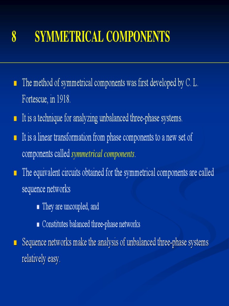 Chapter8 Symmetrical Components | Download Free PDF | Electronic Engineering | Electrical ...