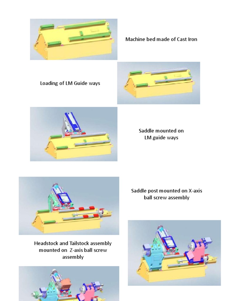 Assembled CNC Lathe Machine Overview | PDF