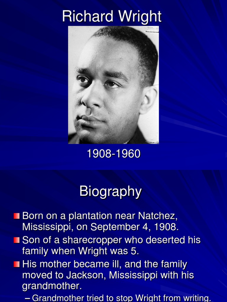 Richard Wright Lesson 1 Biography | Existentialism | Science