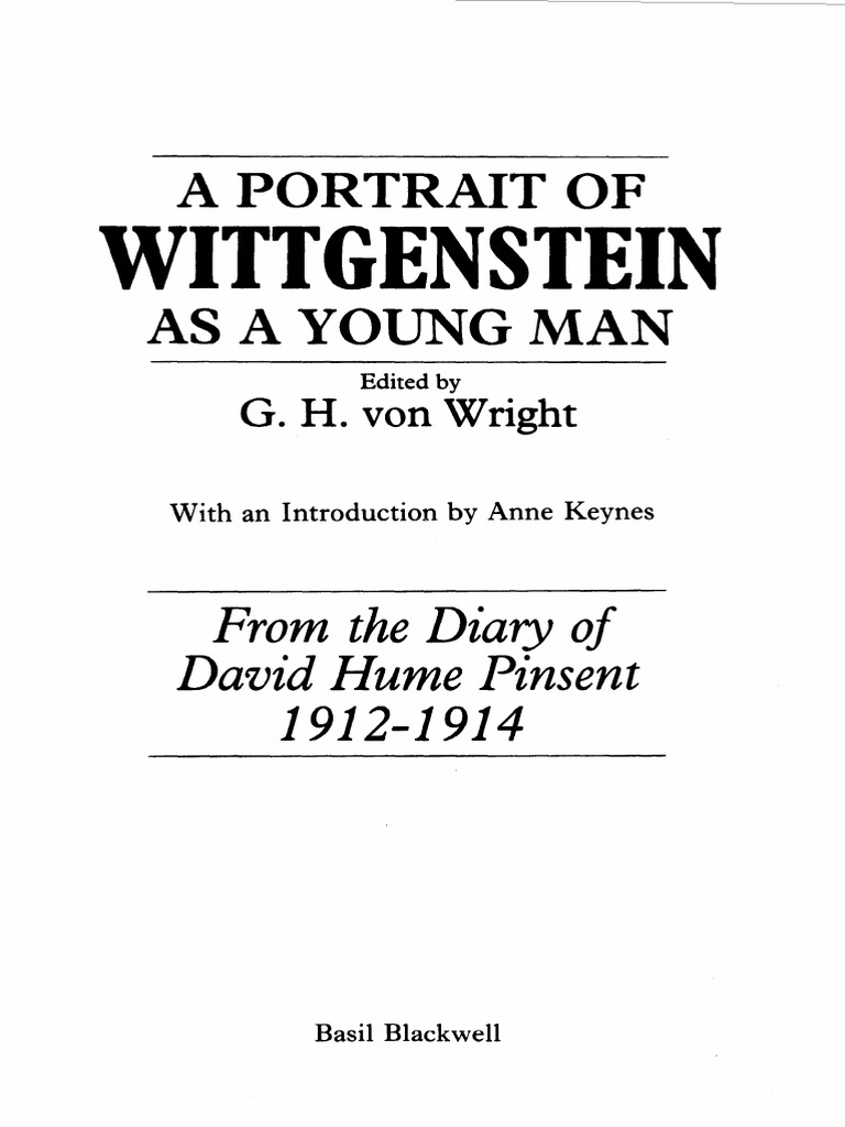 Pinsent-Diary 1912-14 | PDF | Ludwig Wittgenstein