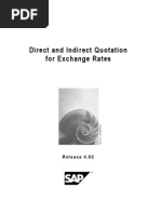 SAP Exchange Rate Maintenance Guide | PDF | Exchange Rate | Currency