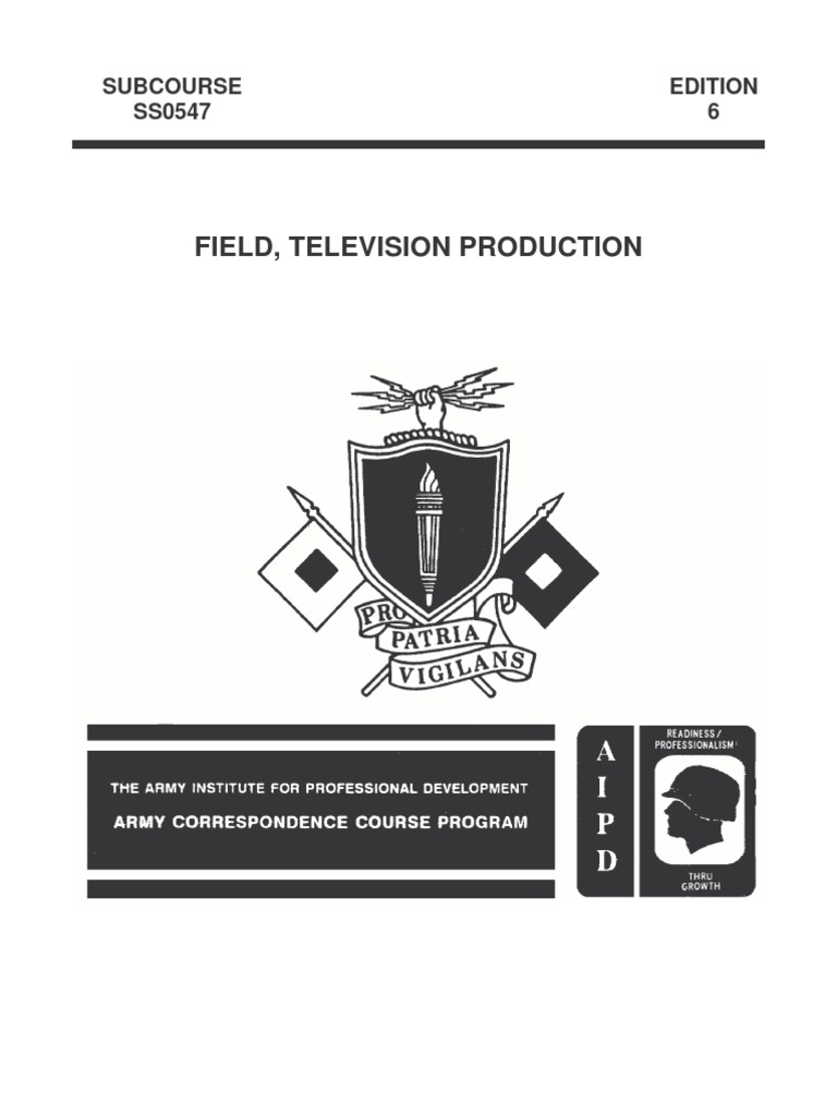 Field Television Production SS 05476 | PDF | Tripod (Photography)